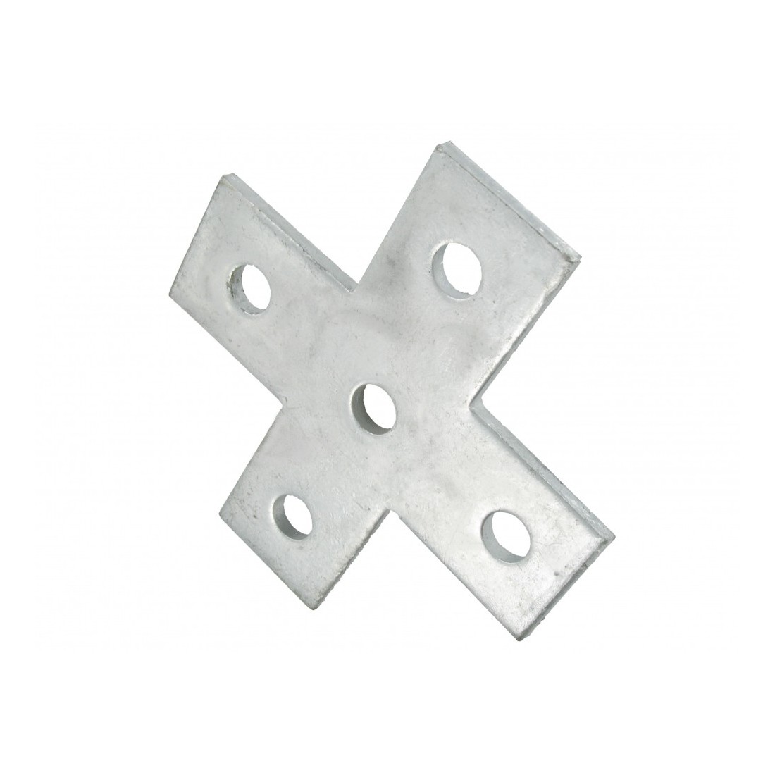 Deligo D603B Galvanised Steel 5 Hole X Shaped Cross Flat Bracket For ...