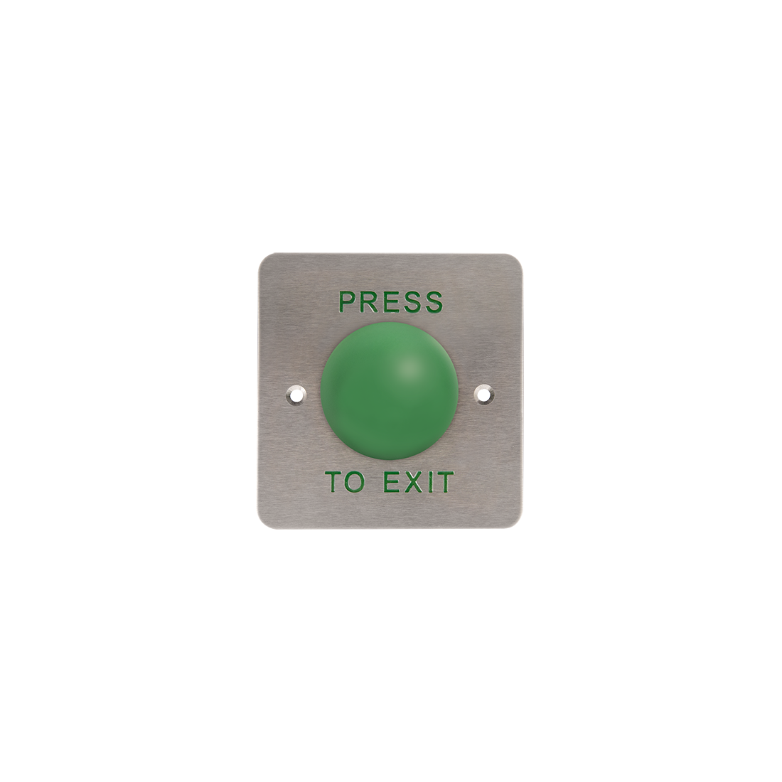 ESP EVEXITM Stainless Steel Flush Mounting Push-To-Exit Green Mushroom ...