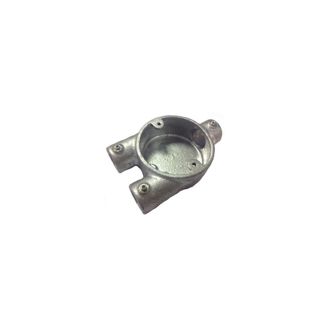 Demon Cato CL14G Conlok Quick Fit Galvanised Steel 3 Way Round Y Branch ...