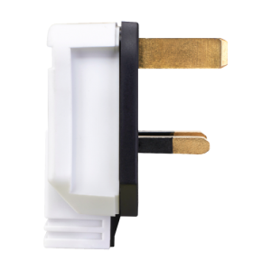 BG Electrical HDPT13W Permaplug White Rubber Sleeved Heavy Duty 3-Pin ...