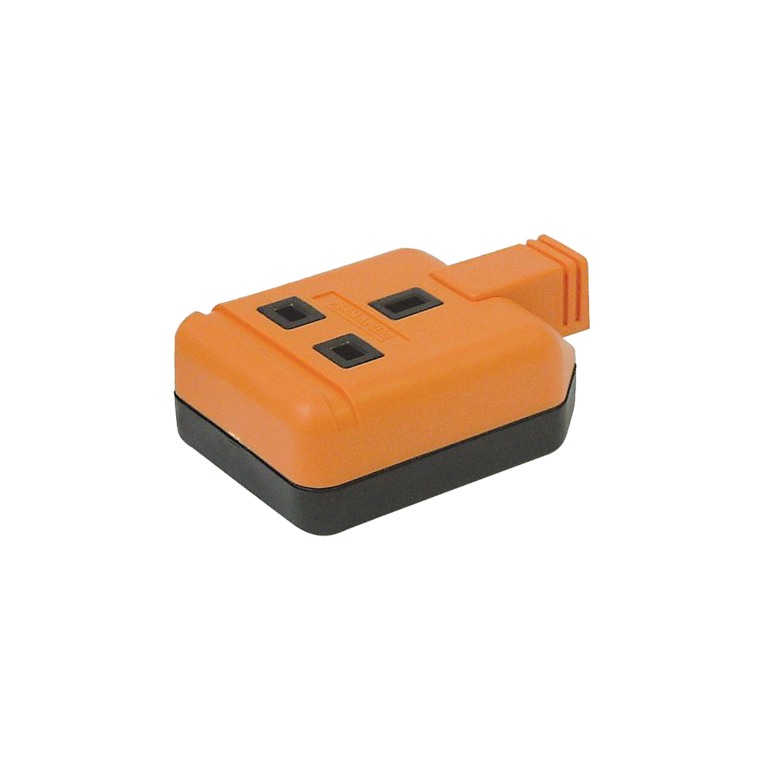 BG Electrical ELS13O Permaplug Orange Rubber 1 Gang Heavy Duty Trailing ...