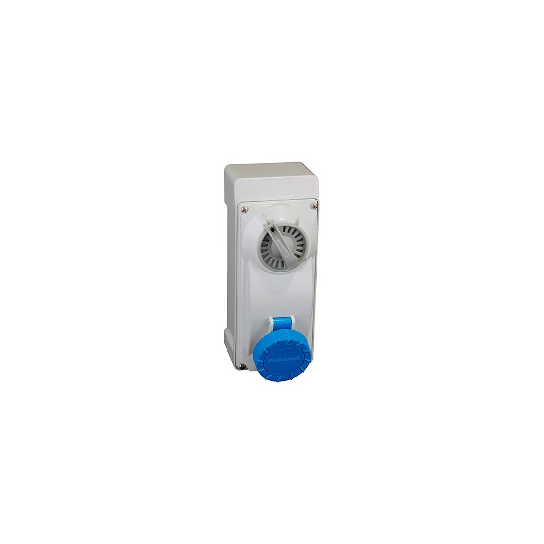 Lewden PM16/3401NFPB Blue Plastic 2P+E 6H Switch Interlocked Socket ...