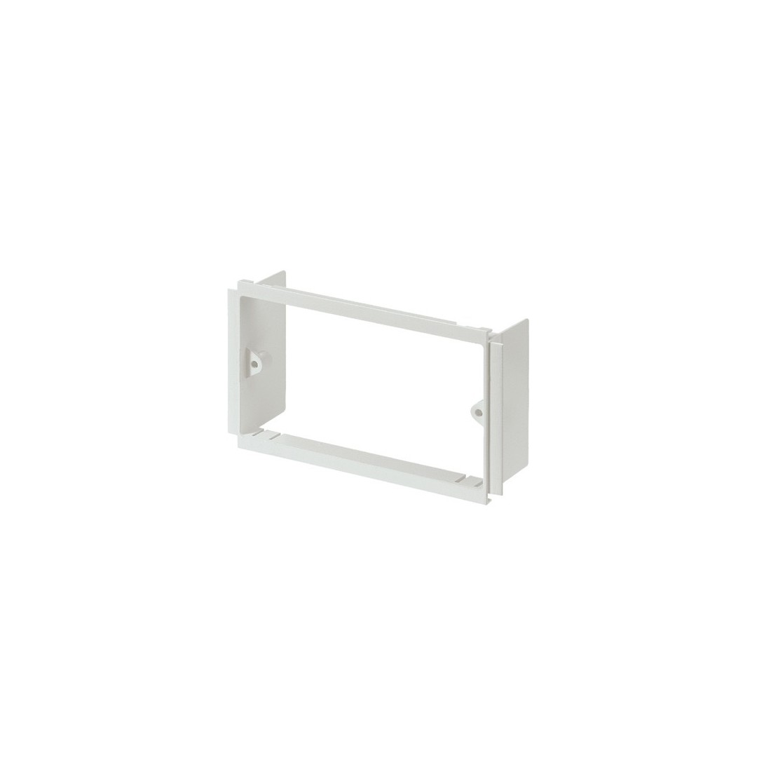 MK Electric VP132WHI Prestige 3D White PVC 2 Gang Open Mounting Frame ...