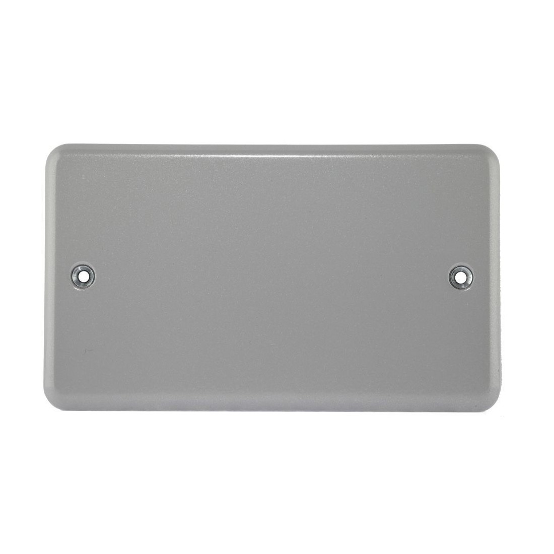 MK Electric K3369ALM Metalclad Plus 2 Gang Blank Plate Without Mounting ...