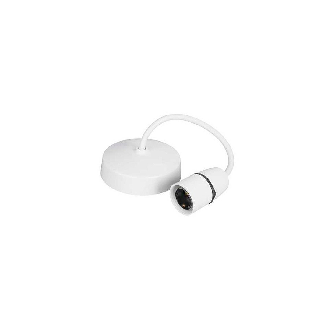 MK Electric K1186WHI White T2 Rated Pre-Wired Pendant Set With 6 Inch ...