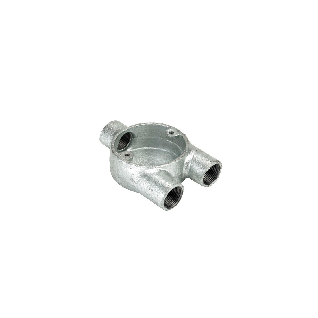 Niglon CBY325G Galvanised Steel 3 Way Round Y Branch Box For 25mm Steel ...
