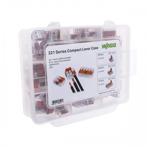 Wago 60281155 Installation Box With 85 Assorted 221 Series Connectors ...