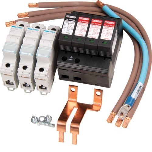 Hager JKD101SPD Type I & Type II DIN Rail Mounting Power & Lighting ...