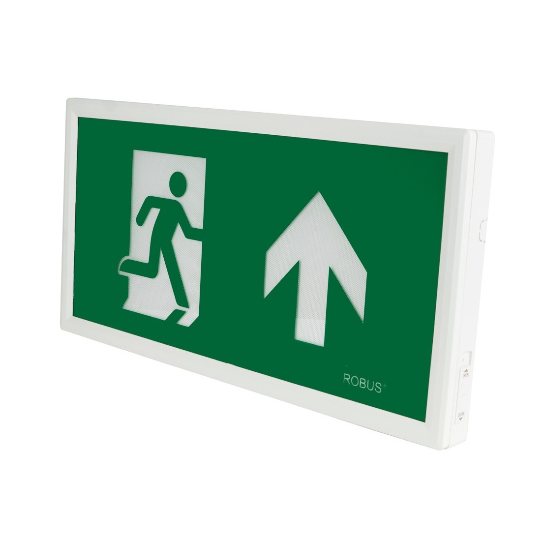 Robus REX4P0LST-01 Rex White Self-Test LED Maintained Slim Emergency ...