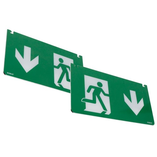 Robus RSSD Swiss Green/White Running Man / Down Arrow Legends For Swiss ...