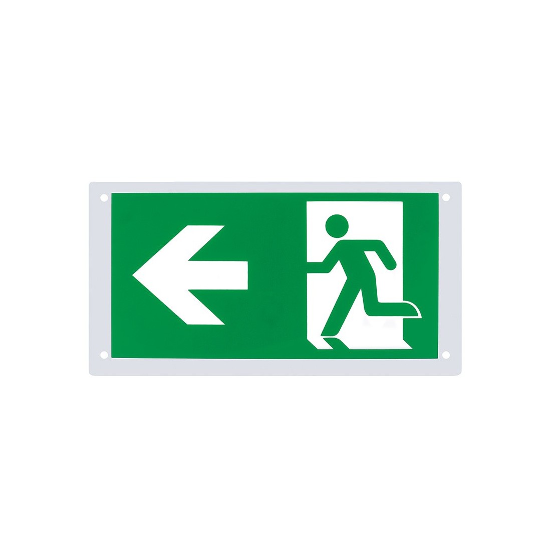 JCC Lighting JC50302 Exit Blade White 3Hr Maintained LED Emergency Exit ...