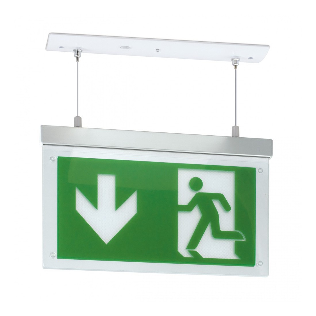JCC Lighting JC50324 Exit Blade White 3Hr Maintained LED Emergency Exit ...