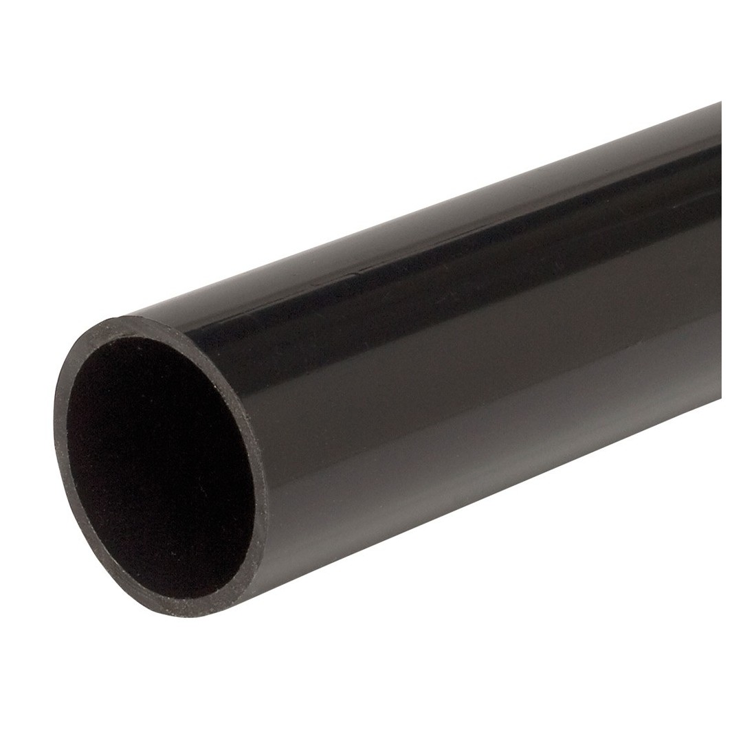 Marshall Tufflex CR6BK Black High Impact Heavy Gauge Round PVC-U ...