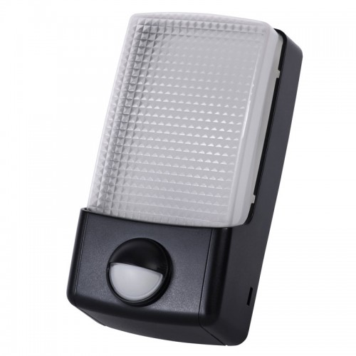Timeguard LED88PIRN Night Eye Black All Polycarbonate LED Bulkhead With ...
