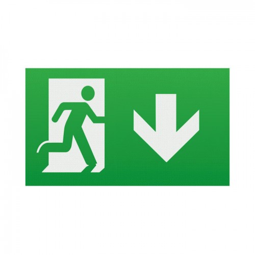 Ansell Lighting AWLED/L/AD Watchman Running Man + Down Arrow Legend For ...