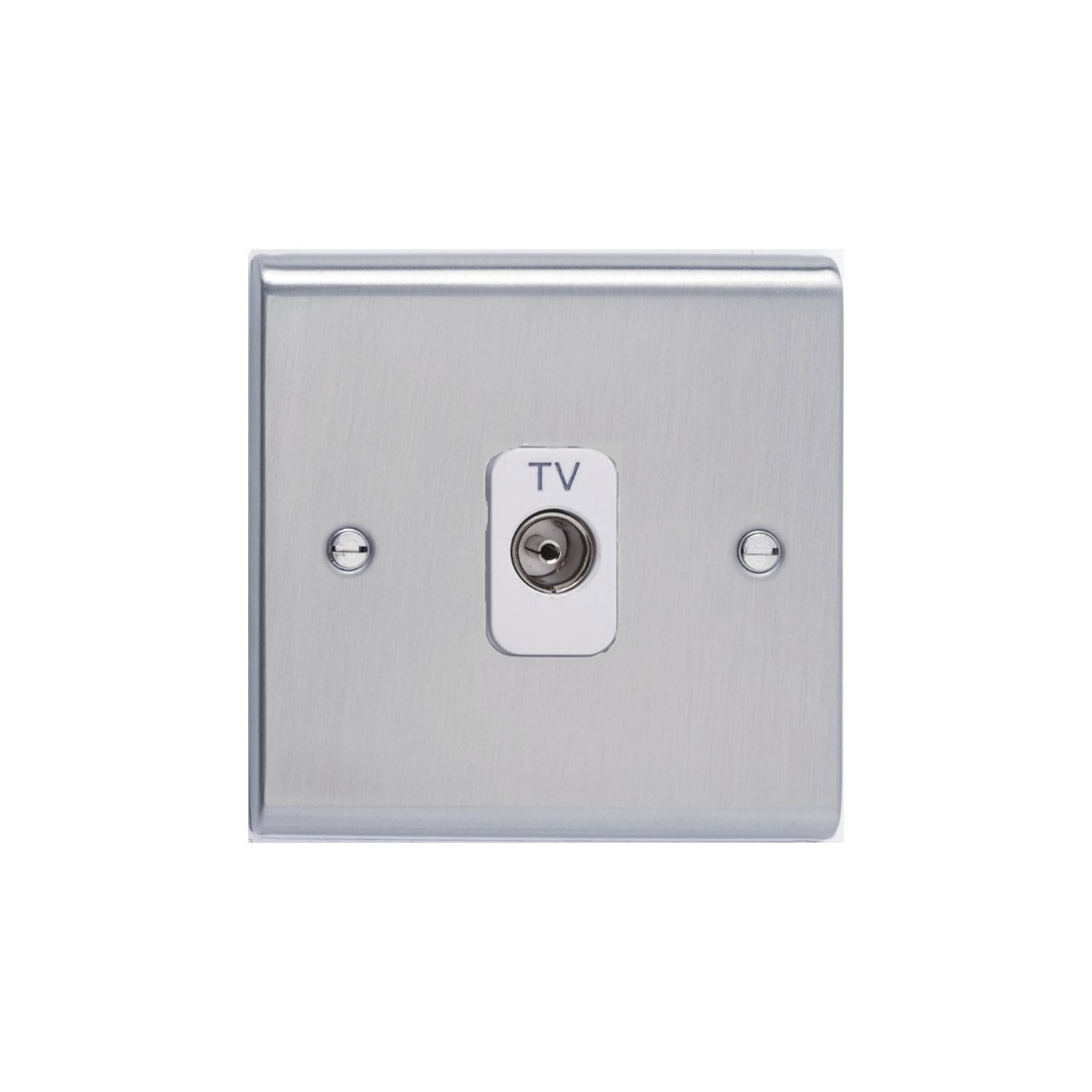 Deta SD1264SSW Slimline Decor Stainless Steel Screwed Single Isolated ...