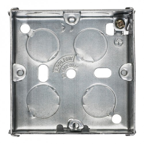 Appleby SB618 1 Gang Flush Mount Back Box - IE