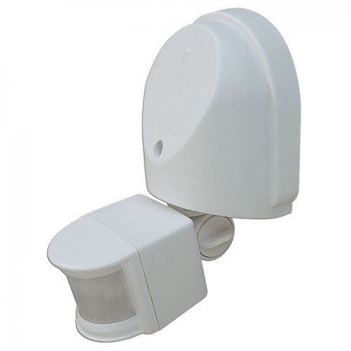 Eterna Lighting PIR180WH White Plastic External 180° | 12m Stand Alone ...