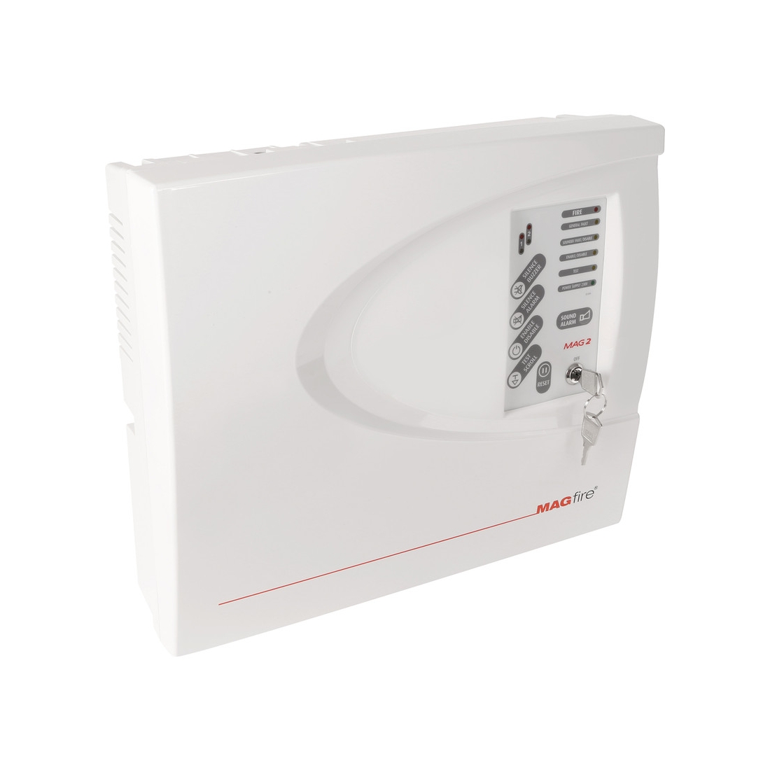 ESP MAG2P MAGFIRE White Polycarbonate 2 Zone Conventional EN54 Fire ...