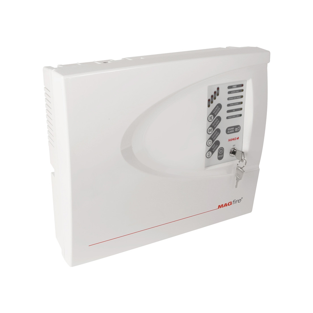 ESP MAG4P MAGFIRE White Polycarbonate 4 Zone Conventional EN54 Fire ...
