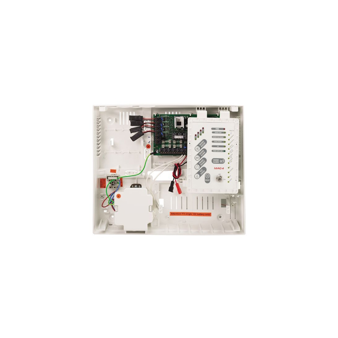 ESP MAG4P MAGFIRE White Polycarbonate 4 Zone Conventional EN54 Fire ...