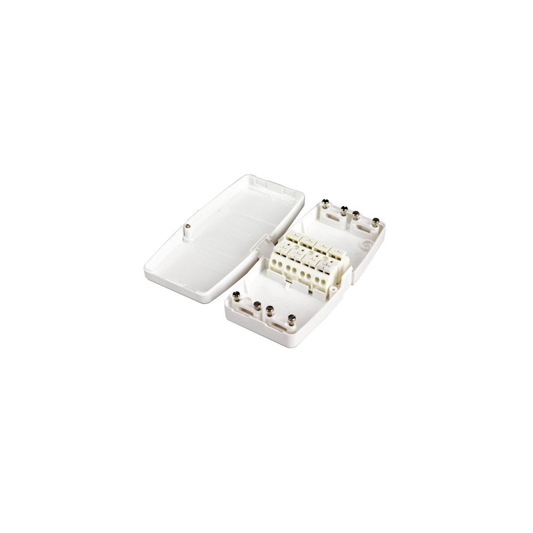 Hager J804-PACK (Pack of 10) Ashley White 4 Terminal Maintenance Free ...