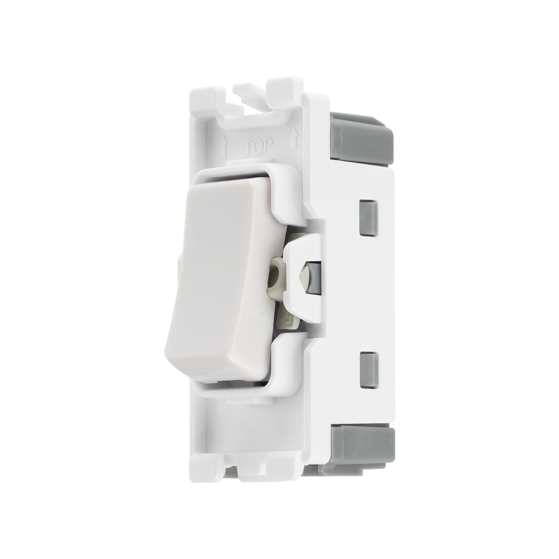 BG Nexus Grid R12 20Ax White Single Pole 2 Way Grid Switch Module - IE