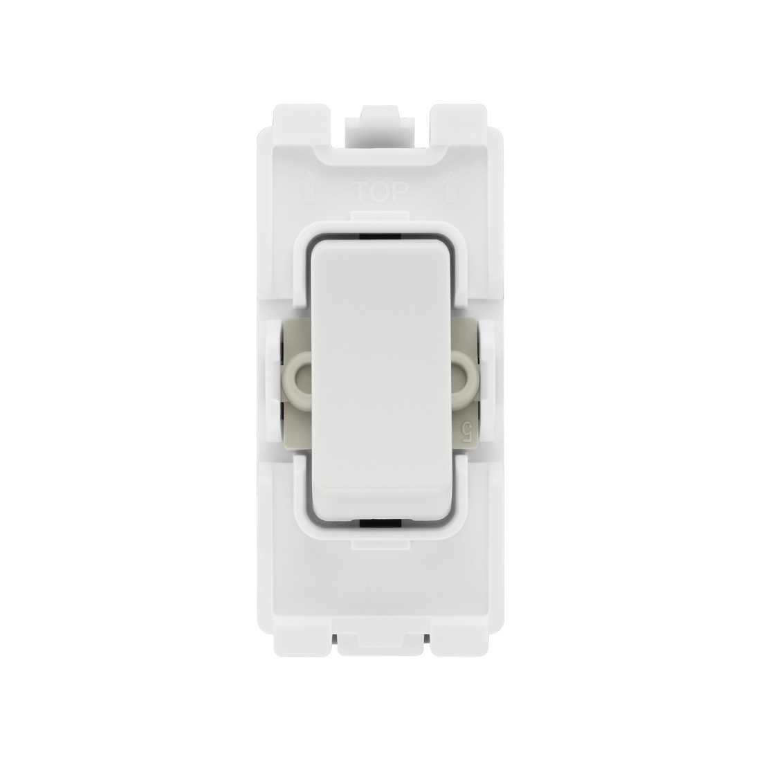 BG Nexus Grid R12 20Ax White Single Pole 2 Way Grid Switch Module - IE