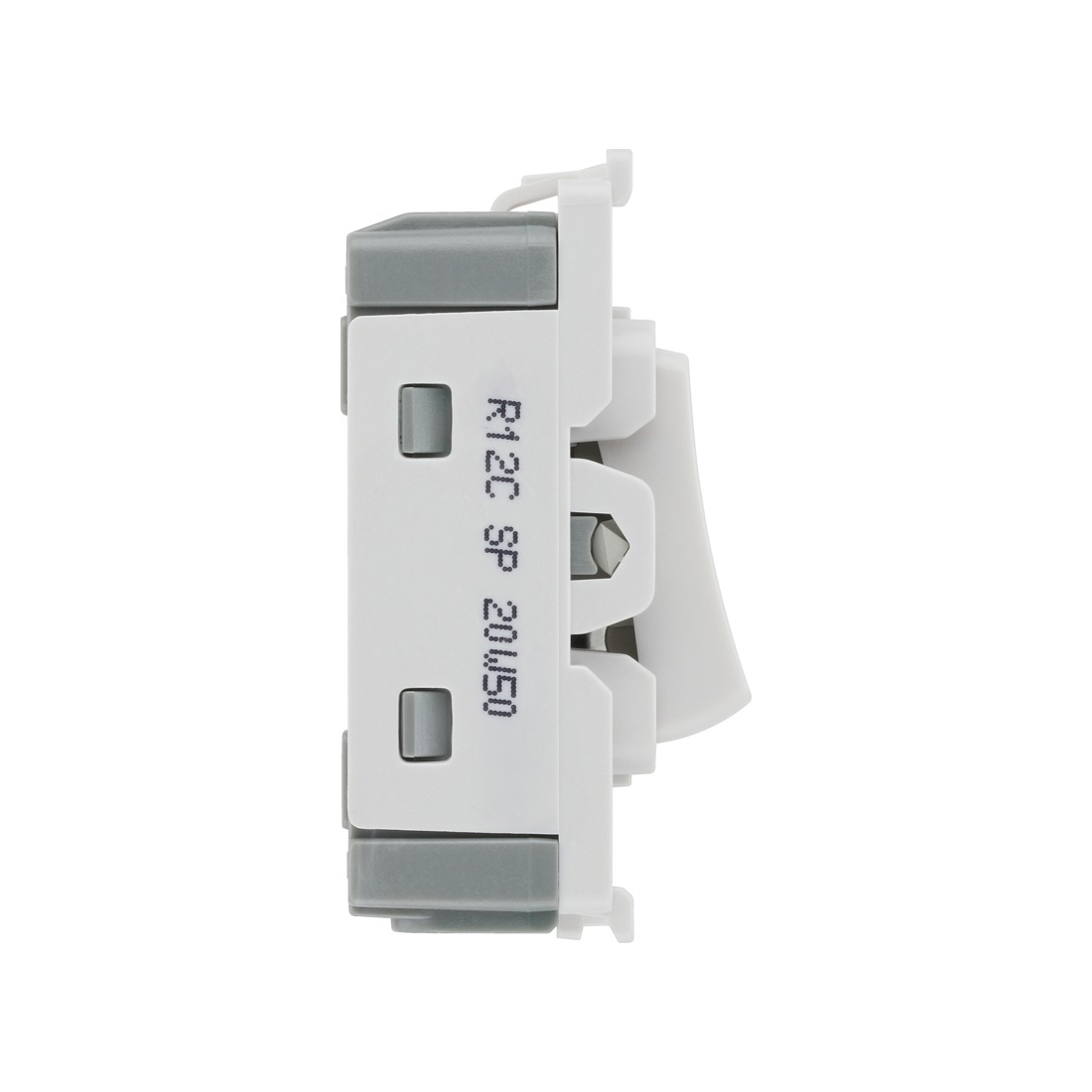 BG Nexus Grid R12C 20Ax White Single Pole 2 Way Centre Off Grid Switch ...