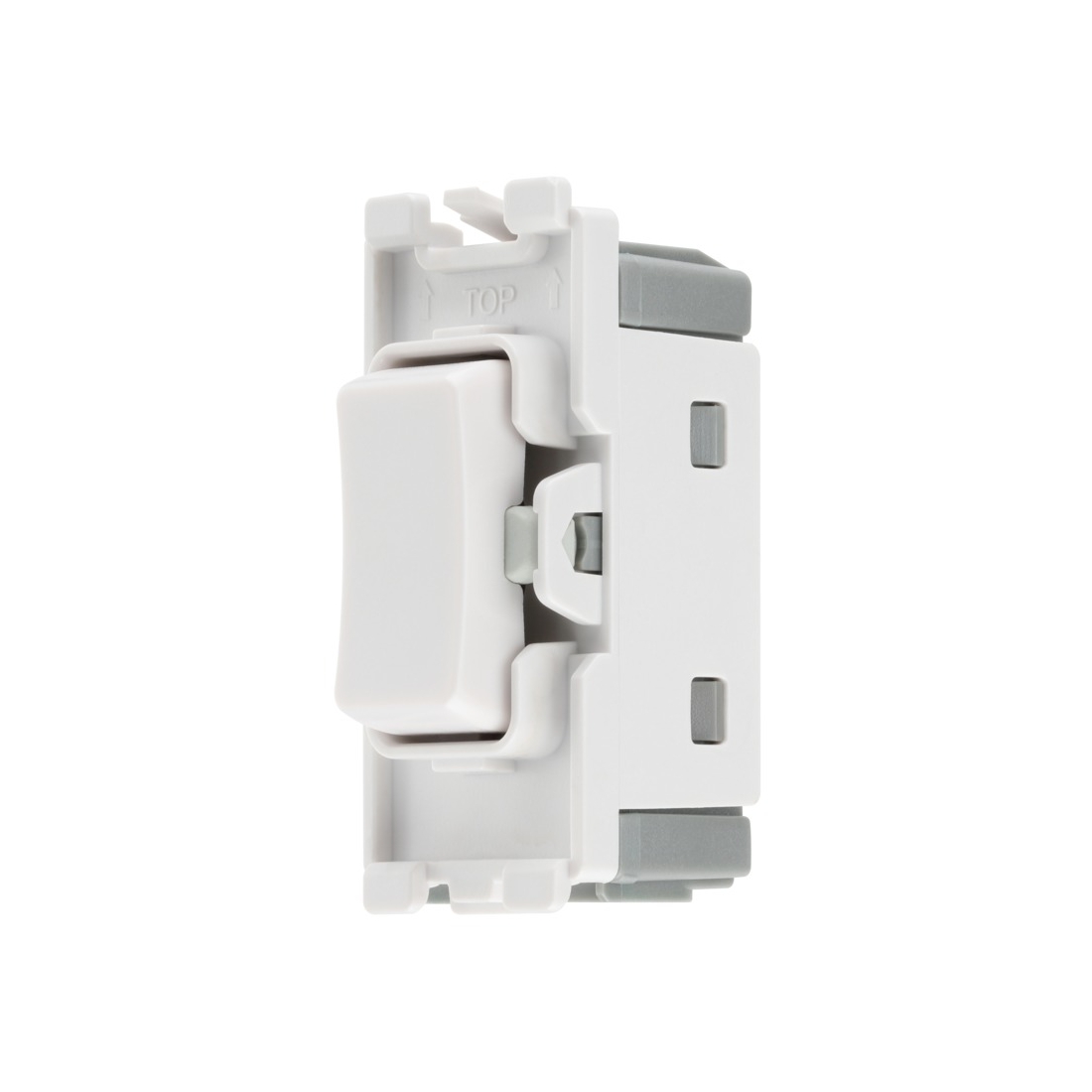 BG Nexus Grid R14C 20Ax White Single Pole 1 Way Retractive Centre Off ...