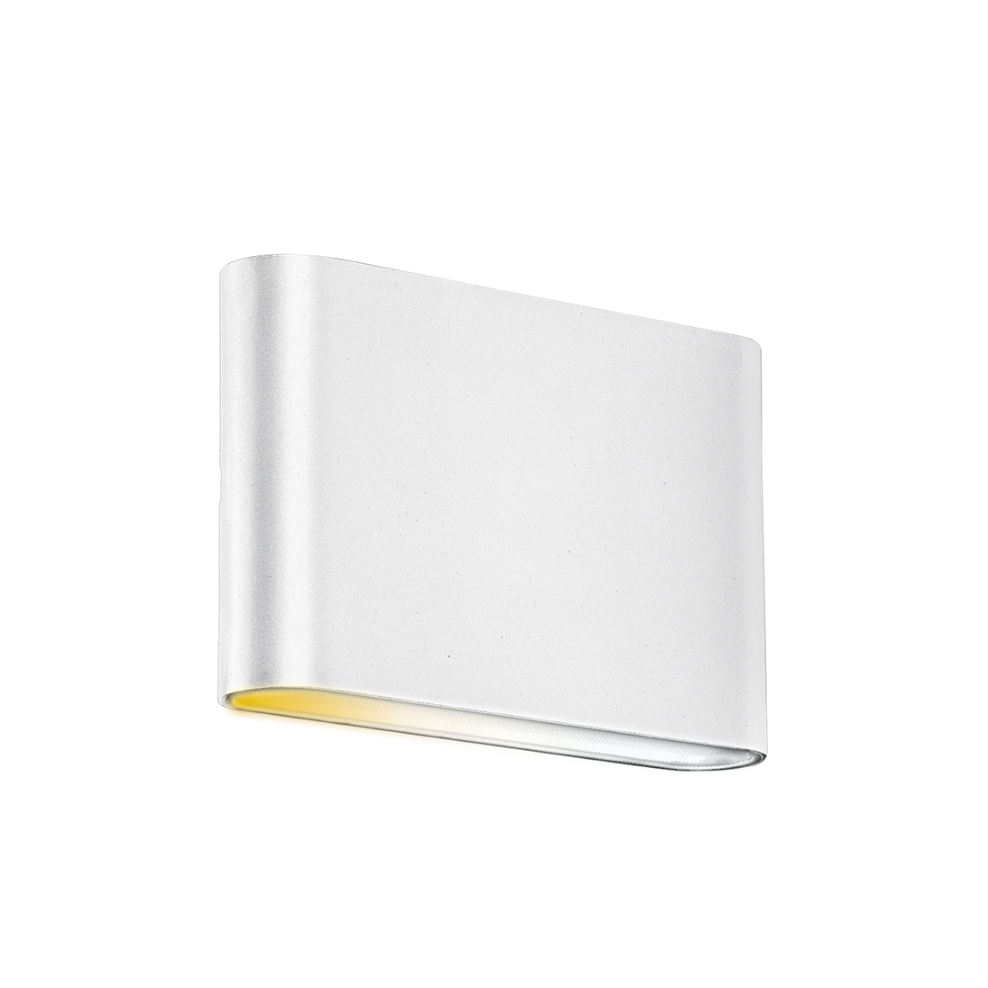 Aurora Lighting EN-WL6CSW WallE IP65 White Aluminium 6W Fixed Colour ...
