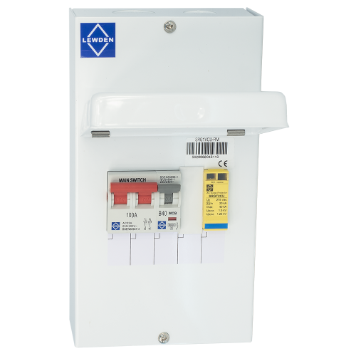 Lewden SRG1VCU-RM White Enclosed Surge Protection Device With 100A ...