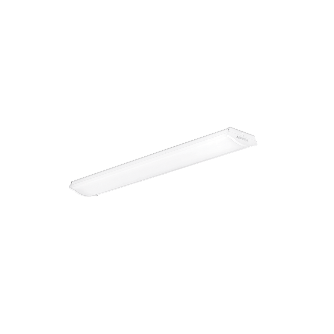 Aurora Lighting EN-SF1220/40 White Single 4ft 20W Cool White LED Linear ...