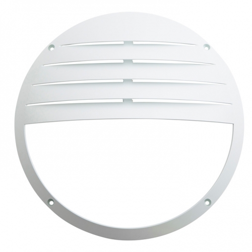 Ansell Lighting AVIMLED/W/LVD Vision Mini White Round Louvered ...
