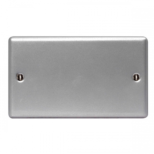 BG Electrical MC505Metalclad 2 Gang Blank Plate Without Mounting Box ...