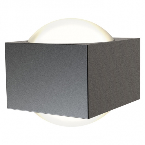Ansell Lighting AMISASQ/GR/WW Misano Square Graphite LED Bi-Directional ...