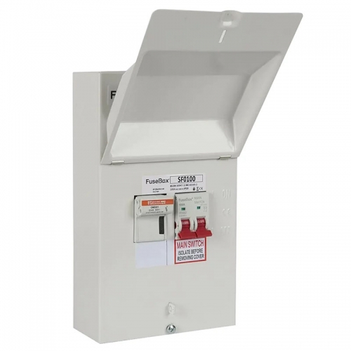 Fusebox SF0100 Single Phase 100A Switch Fuse SP+N - IE