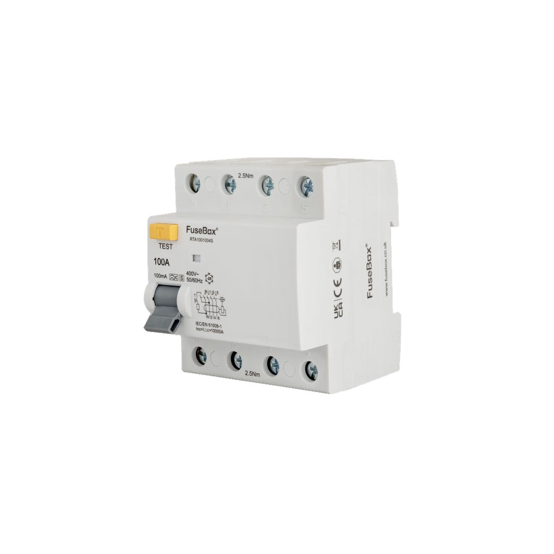 Fusebox RTA0630304 4 Module Four Pole Type A RCD - Requires Incomer ...
