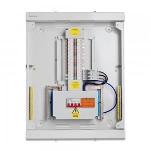 Fusebox TPN11FBX Metal 11 Way Type B Three Phase TPN Distribution Board ...