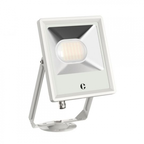 Collingwood Lighting FL05WXCS White Aluminium CCT LED Floodlight With 3 ...