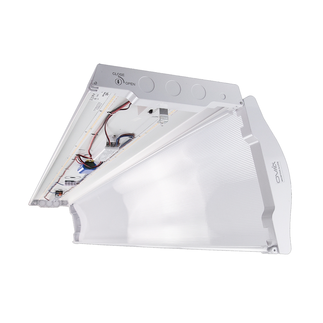 Ovia Lighting OV841550EMCTA Inceptor A-Lite White 5ft Twin Emergency ...