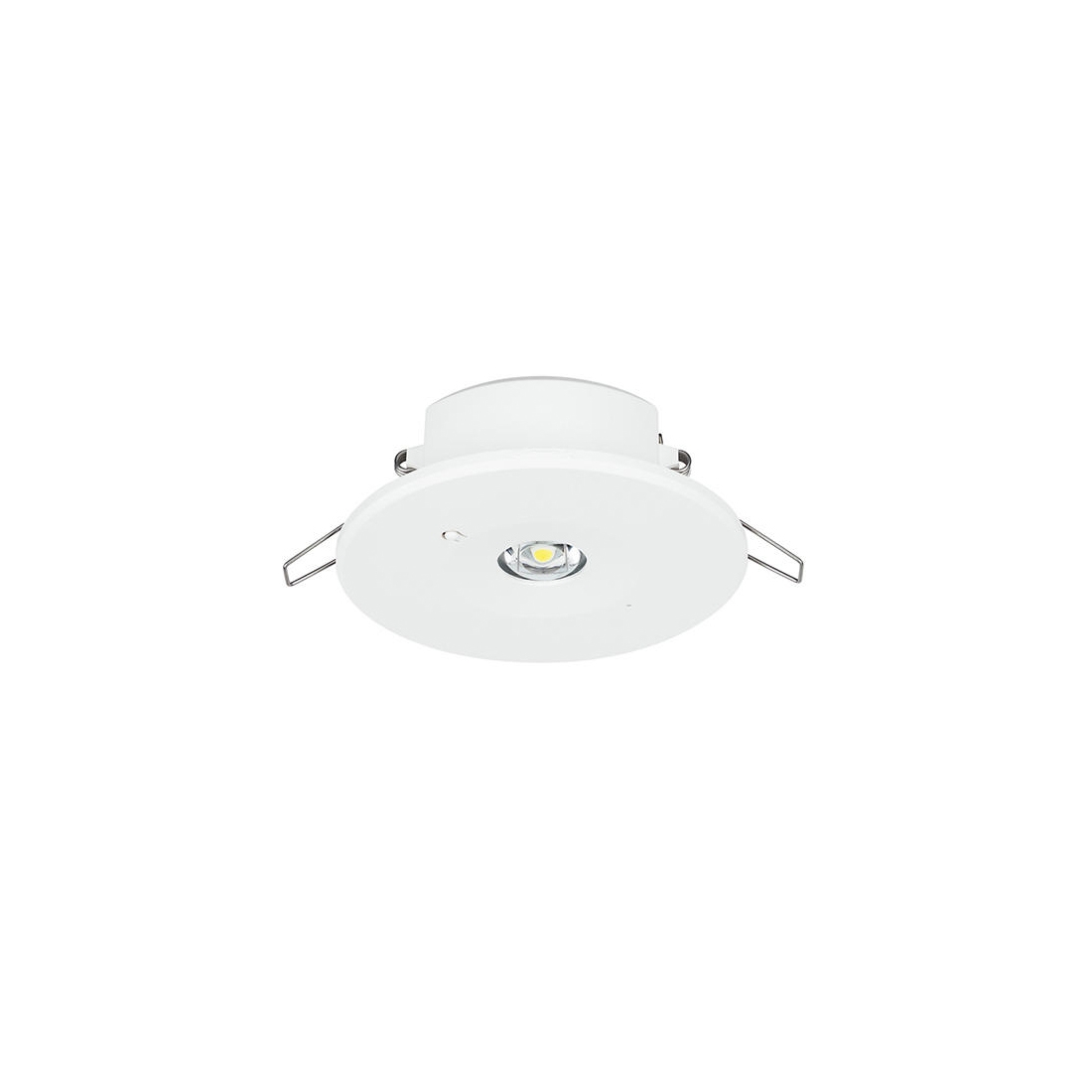 JCC Lighting JC110006 White 2W 120Lm Emergency Recessed LED Downlight ...