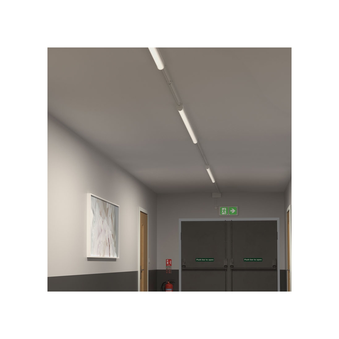 Ansell Lighting ANOU4/2 Nouline White 4ft Wattage & 3 Colour Selectable ...