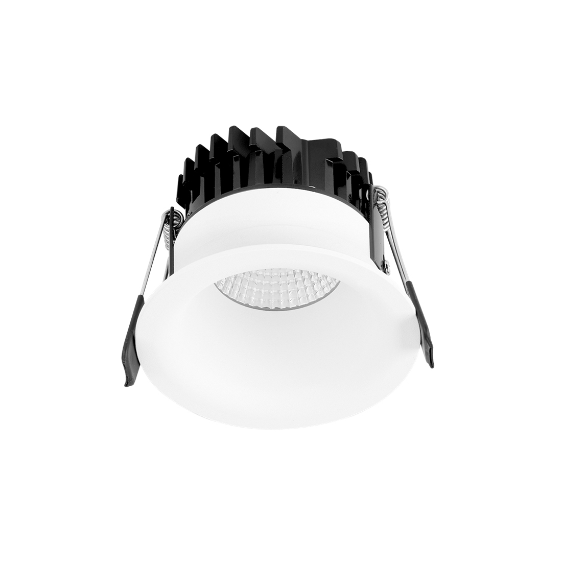 Aurora Lighting EN-DLB072D/40 Curvee White Dimmable Fixed Baffled LED ...