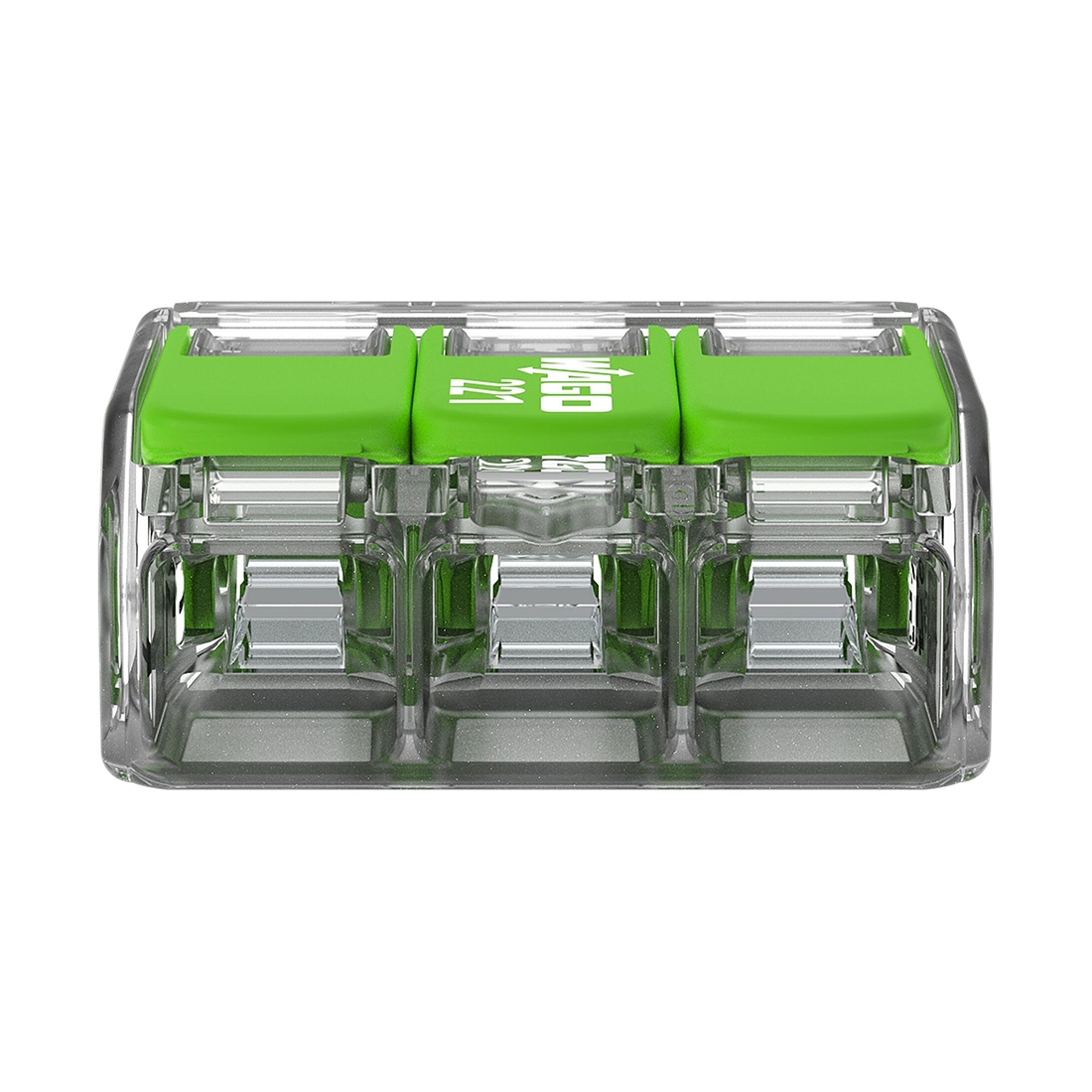 Wago 221-423 Green Range 3-Way 0.5-4mm² Cable Splicing Connector With ...