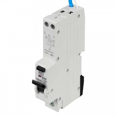 MK H6836s Sentry 1 Module 32A 6kA 30mA SP Type A B Curve RCBO - For Domestic Installations ...