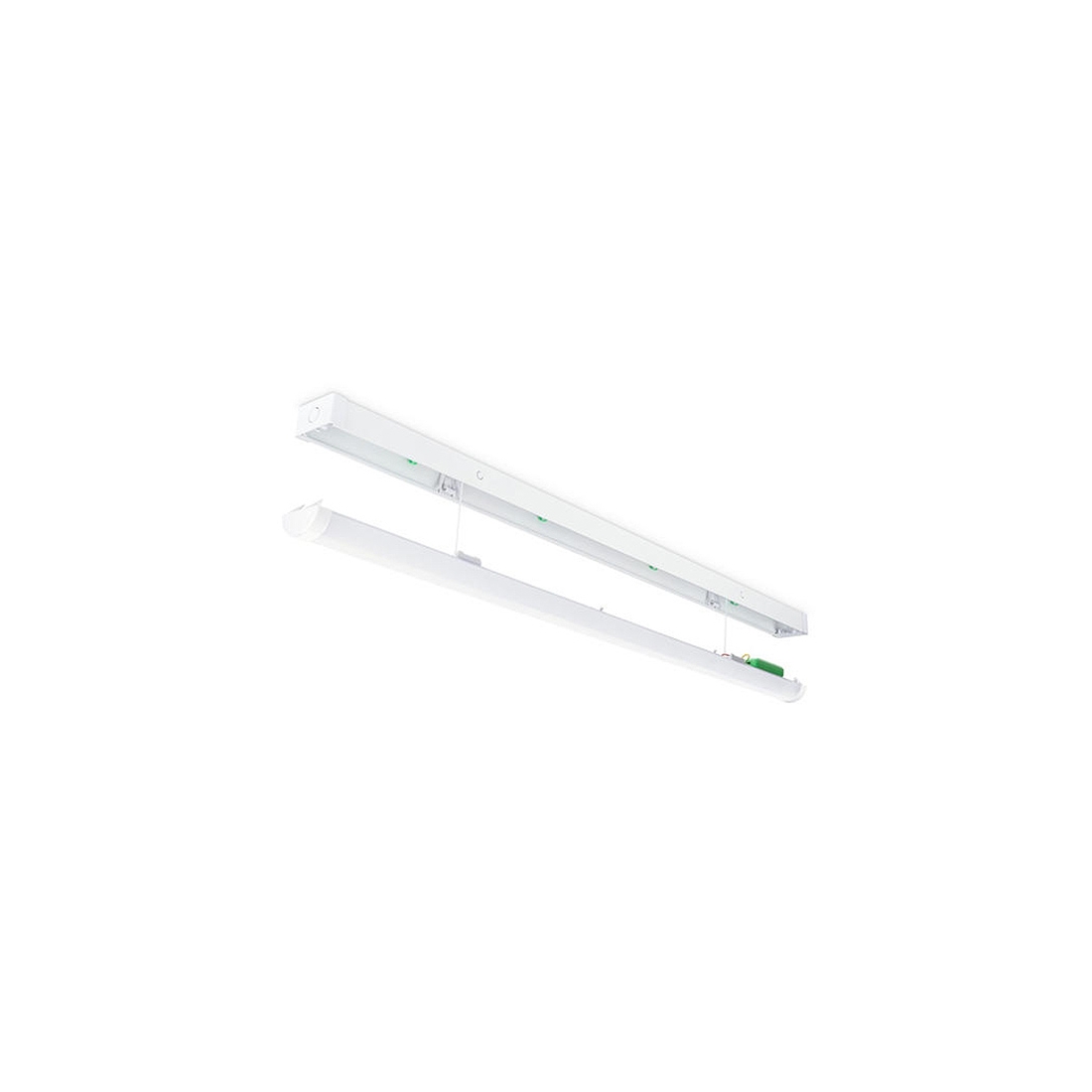 JCC Lighting JC100100 Skypack Pro White 4ft 20W 2950Lm Single LED ...