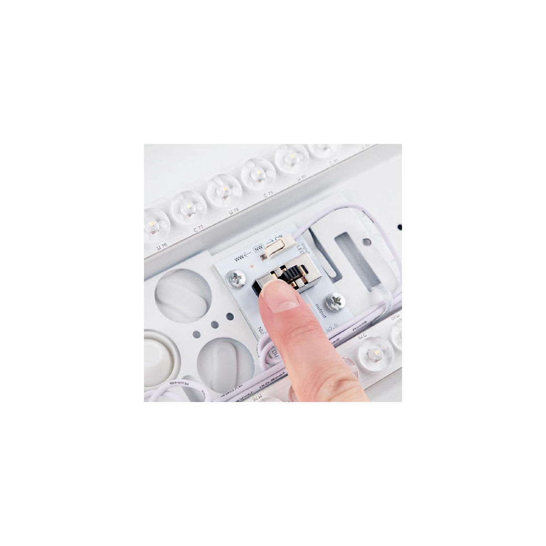 JCC Lighting JC030048 Commercial Linear White Self-Test Emergency 4ft ...