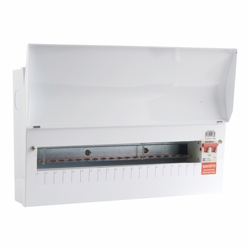 Lewden PRO-R20W-R1 20 Way Switch Isolator Consumer Unit With 100A ...