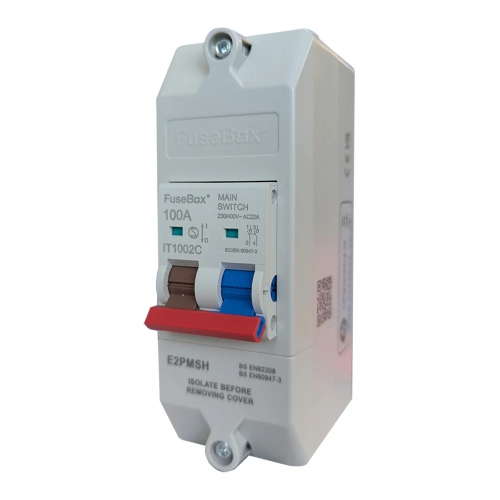 Fusebox E2PMSH Double Pole 2 Way Slimline Enclosed Supply Authority ...
